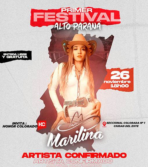 Marilina y otros grandes artistas serán atracciones hoy en el festival ...